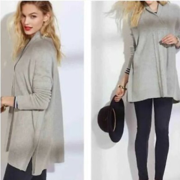 CAbi | Sweaters | Cabi Charlotte Poncho Cable Knit Oversized 0 Cotton ...